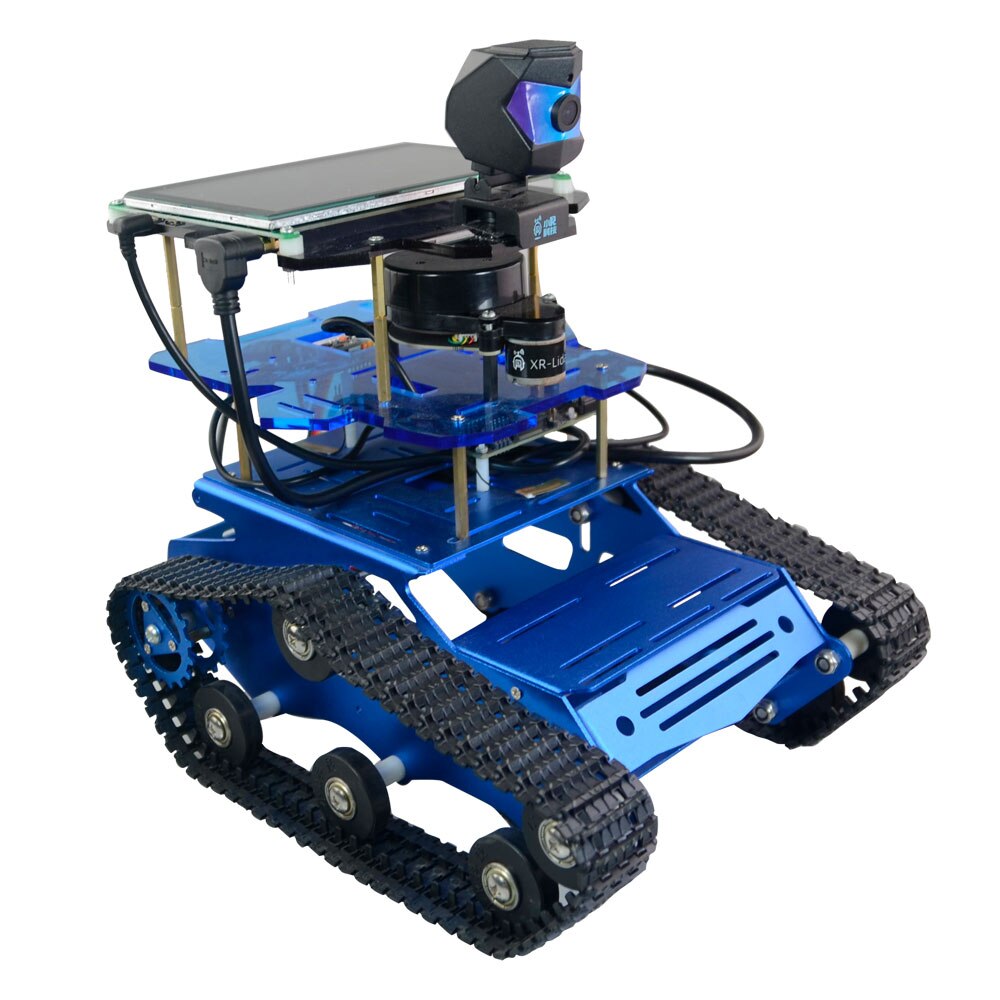 Custom AI robot NVIDIA Jetson NANO LIDAR Car ROS Robot SLAM Build Map ...