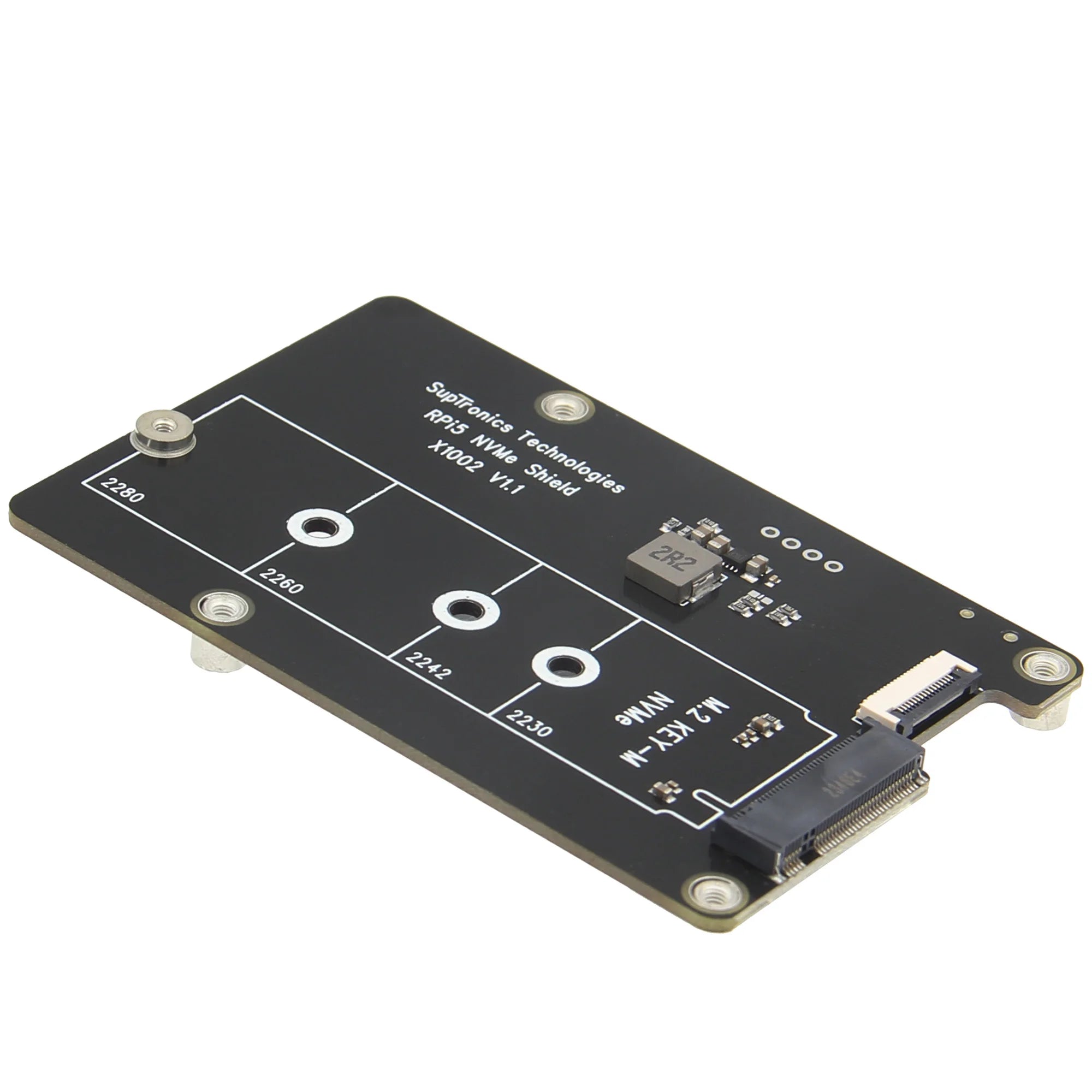 Custom X1002 PCIe M.2 NVMe SSD Board for Pi 5 – Lonten Tech