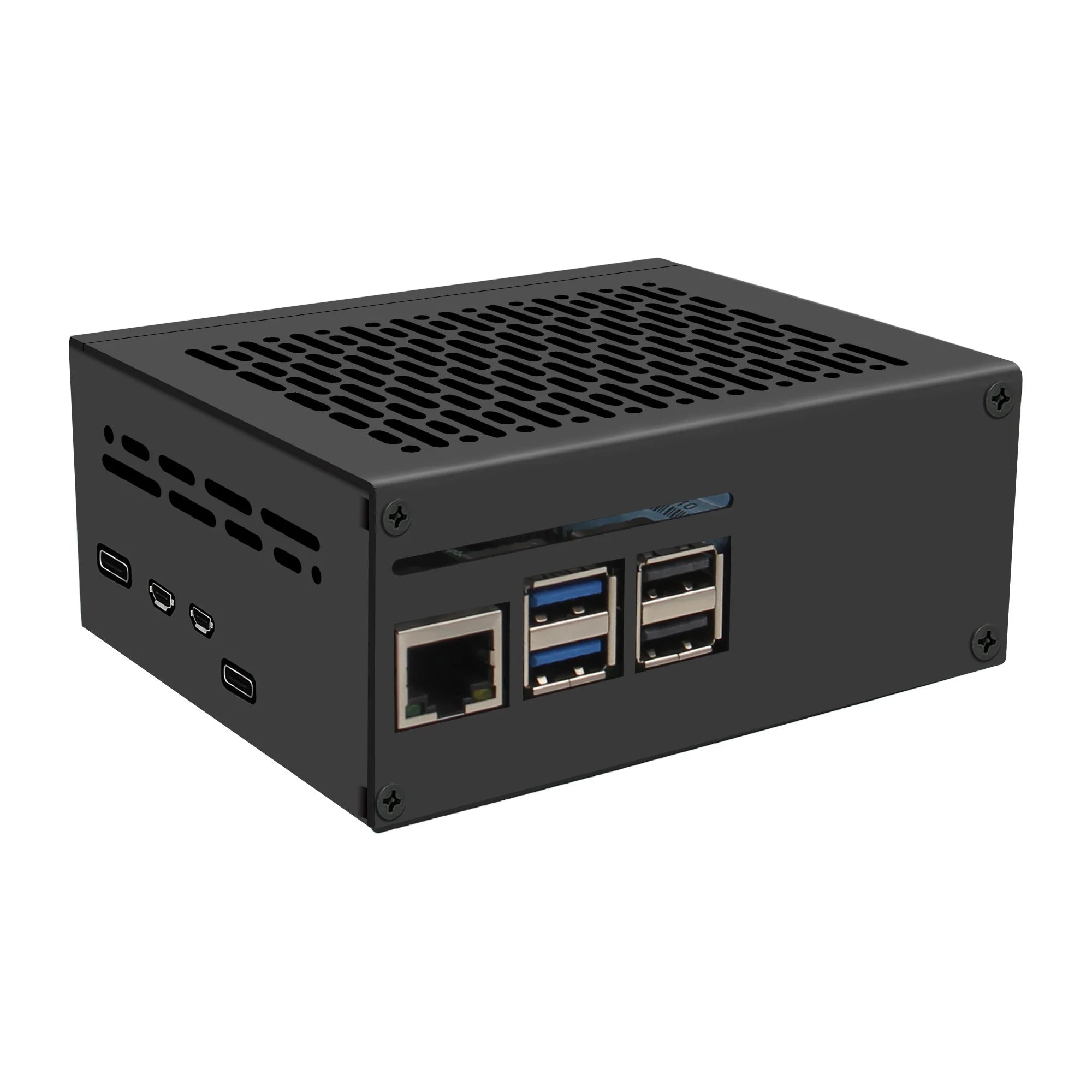 Custom X1201-C1 Metal Case for Pi 5 & X1201 UPS Board – Lonten Tech