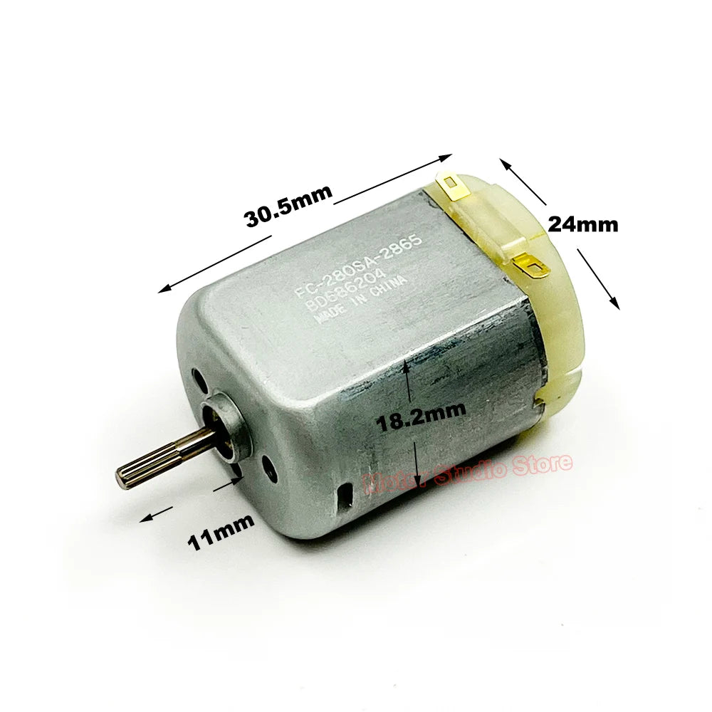 Custom FC-280SA-2865 Carbon Brush Motor DC 3V 6V 7.4V 9V 23500RPM High ...
