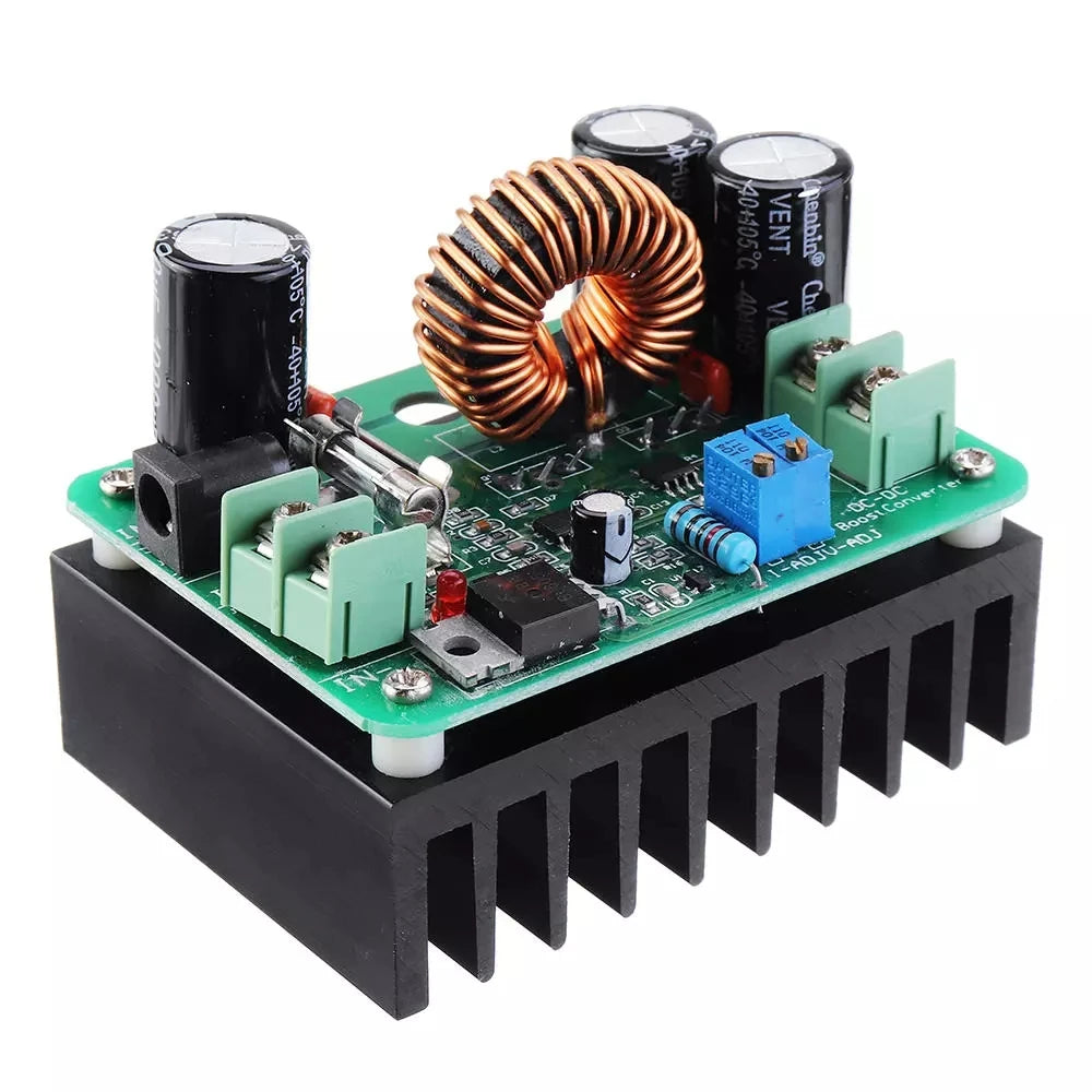 Custom DC-DC 10-60V to 12-80V 600W 10A Boost Converter Step Up Voltage ...