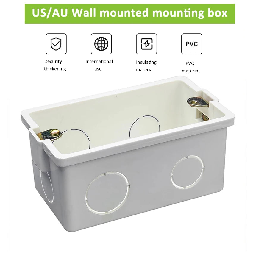 Custom Junction Box US/AU Standard Electrical Mounting Rectangle Handy ...