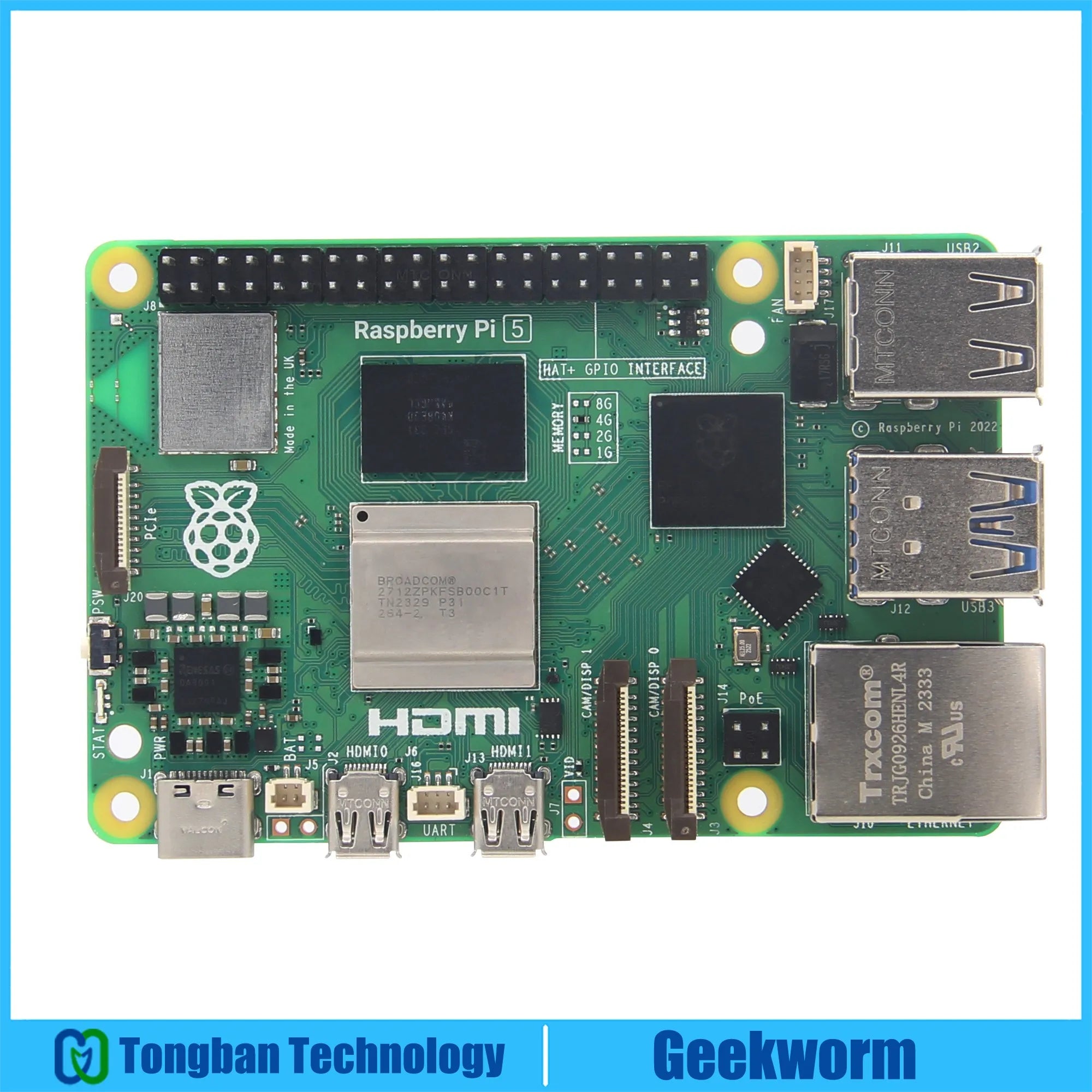Custom Pi 5 4GB Official Original Model Pi5 RAM Dev Board – Lonten Tech