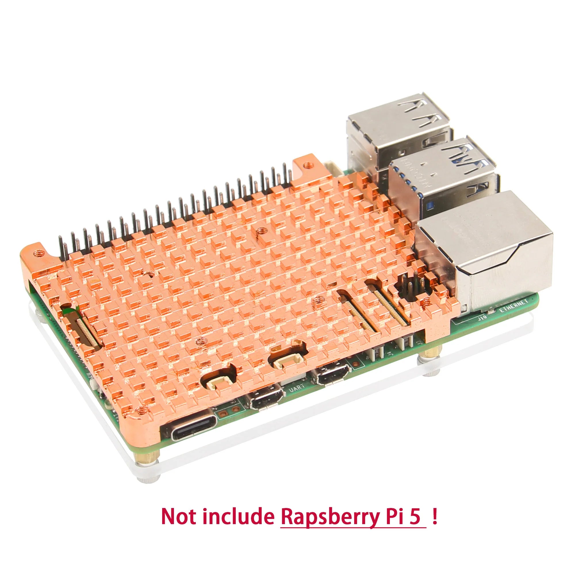 Custom Pi 5 Heatsink Pure Copper Radiator for Pi 5 Only – Lonten Tech