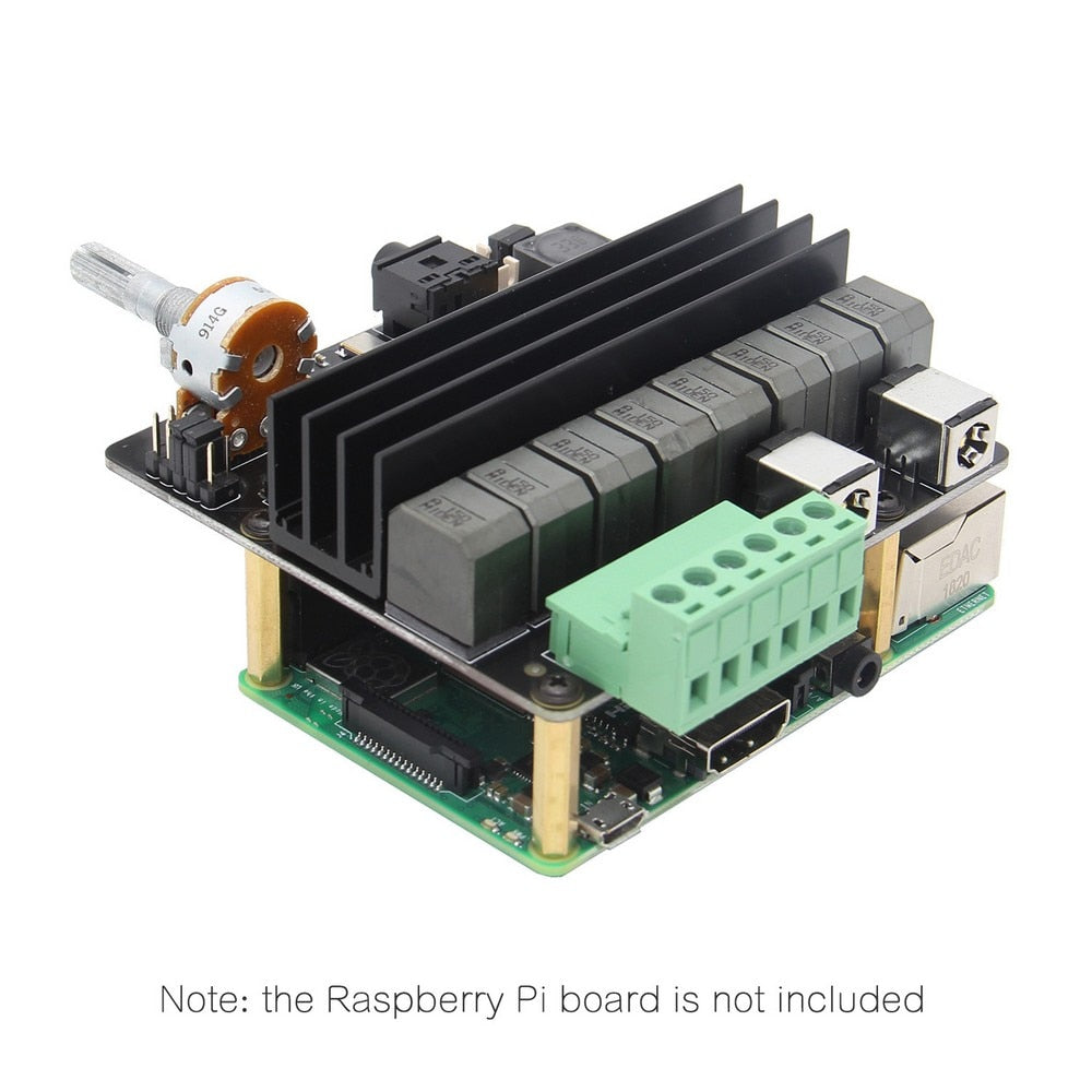 Raspberry pi 4 Computer Model B HIFI DAC+AMP Expansion Board, X450 Aud ...