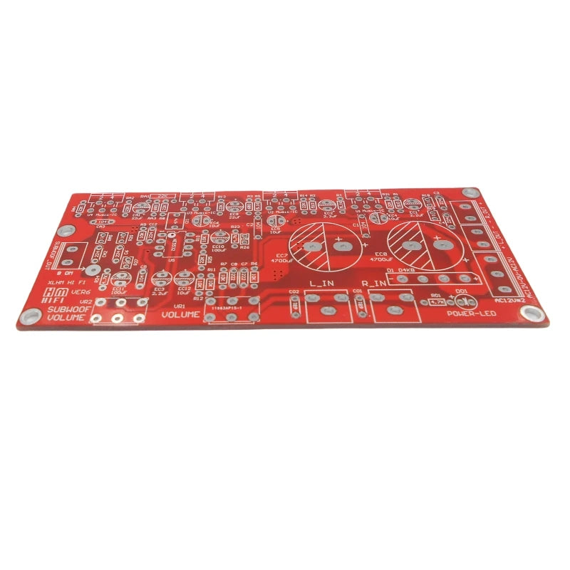 Custom TDA2030A/LM1875/TDA2050 empty PCB circuit board 2.1 three chann ...